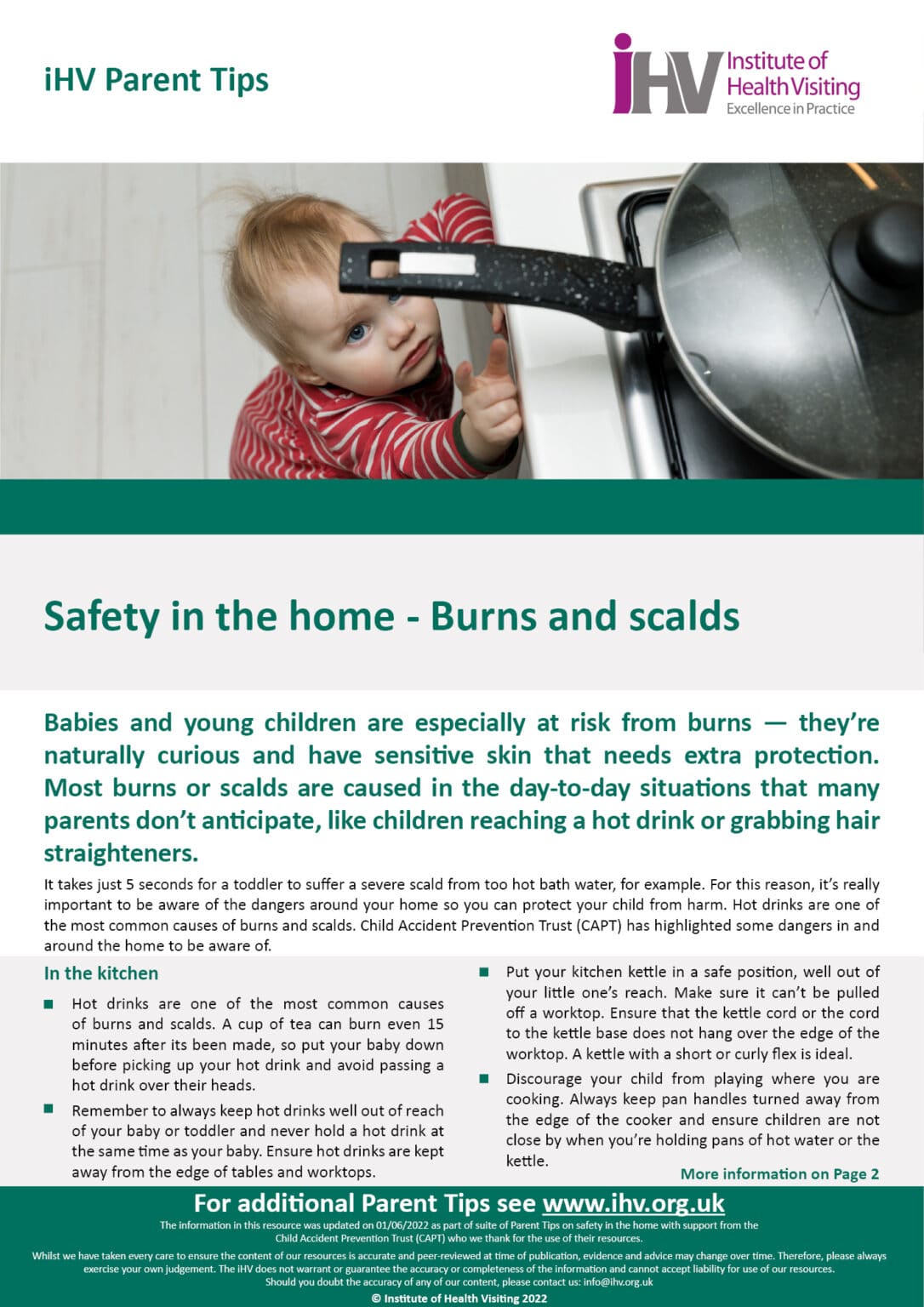 PT – Safety in the Home/Burns and Scalds - IHV