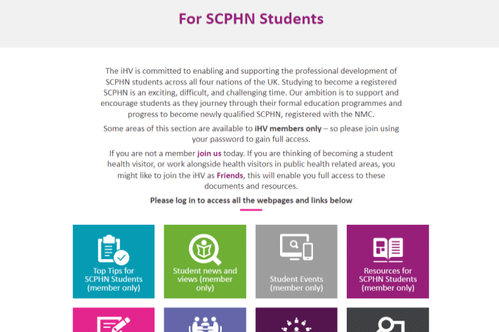 Launch of new and improved area of iHV website specifically for student ...